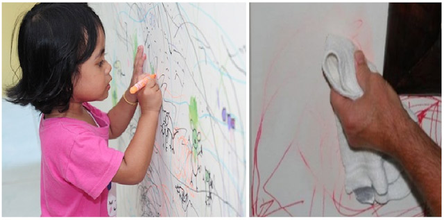 Anak Anda Suka Corat-Coret Tembok? Begini Cara Mudah Meghilangkan ...