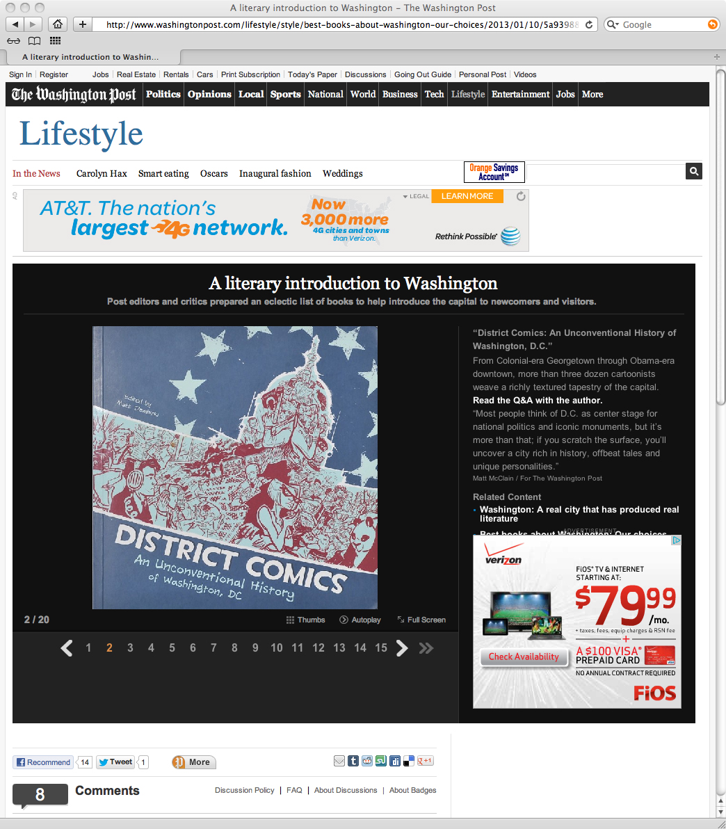 Curls Studio: District Comics in 'A literary introduction to Washington'