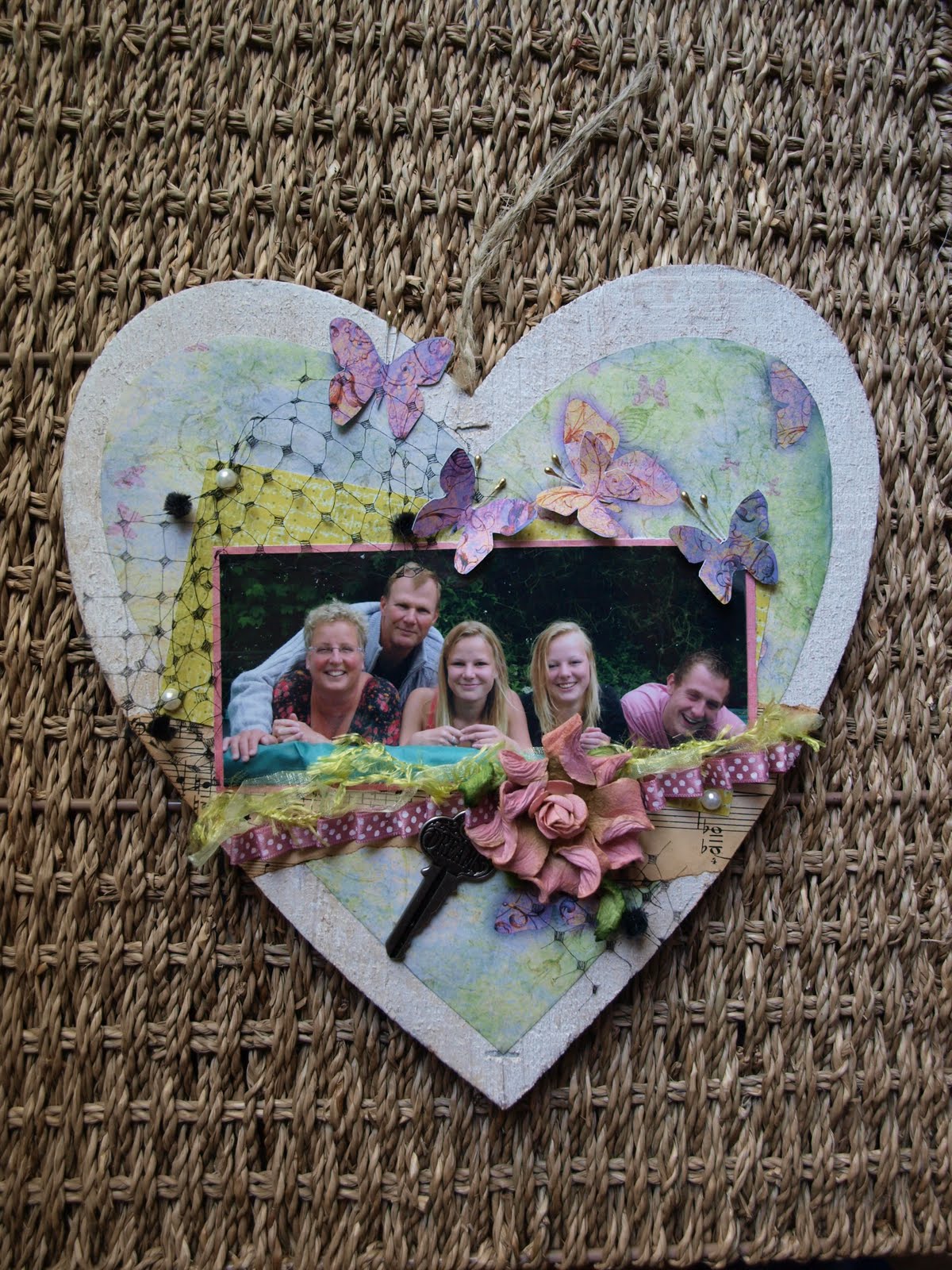 Scrap-fantasy: Harten van hout.......