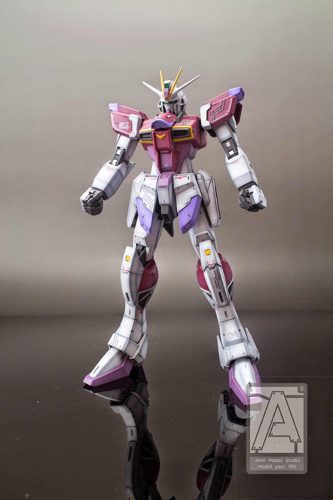 Painted Build: MG 1/100 Destiny Impulse Gundam (R)