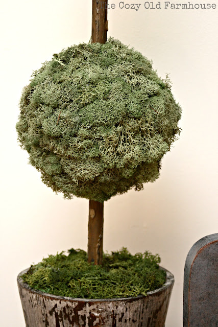 The Cozy Old "Farmhouse": DIY Topiaries Tutorial