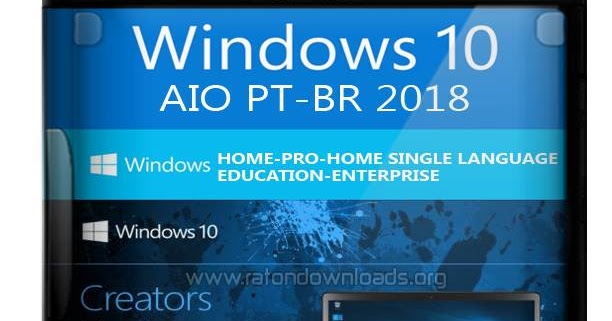Windows 10 AIO Fall Creators 2018 - Raton