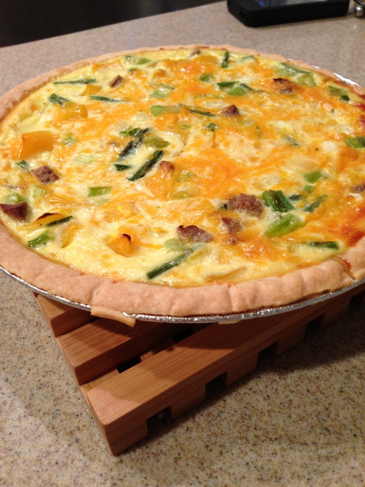 Chasin' Mason: [Recipe] Corn and Red Pepper Quiche