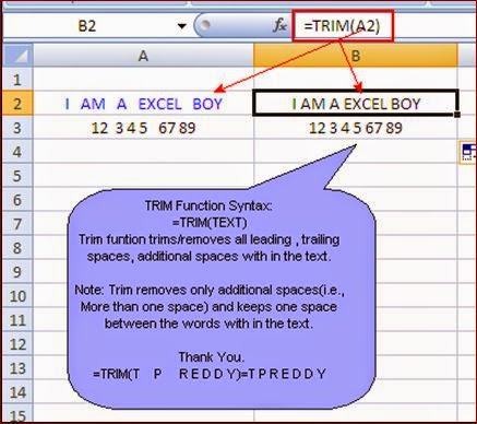 Vba Trim Function Syntax Example