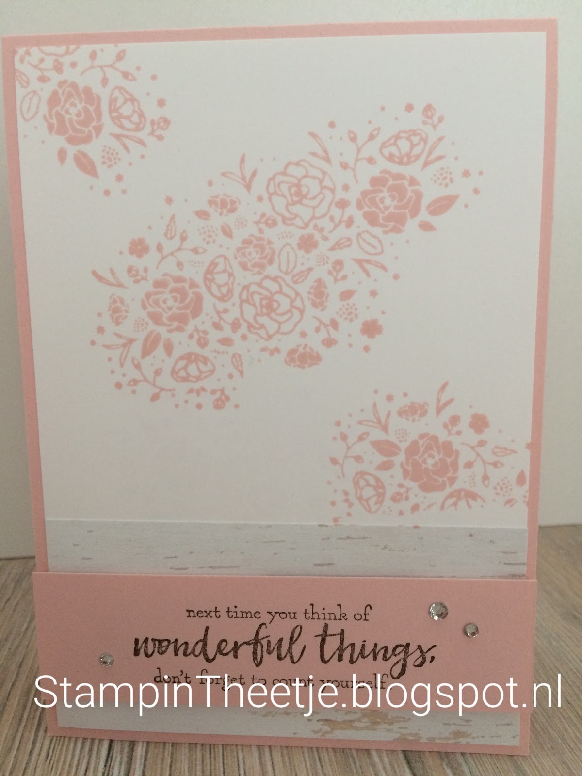 Stampin' Theetje: Stampin'Up! Wood Words en Just add Words