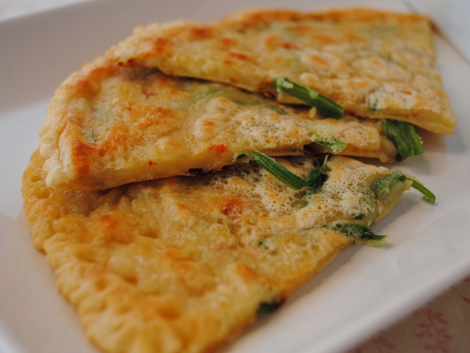 Food Newsy From Suzie!: Korean Scallion Pancake - Pa Jeon