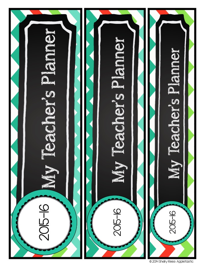 Teacher Organization with a Yearly Teacher Binder - Appletastic Learning