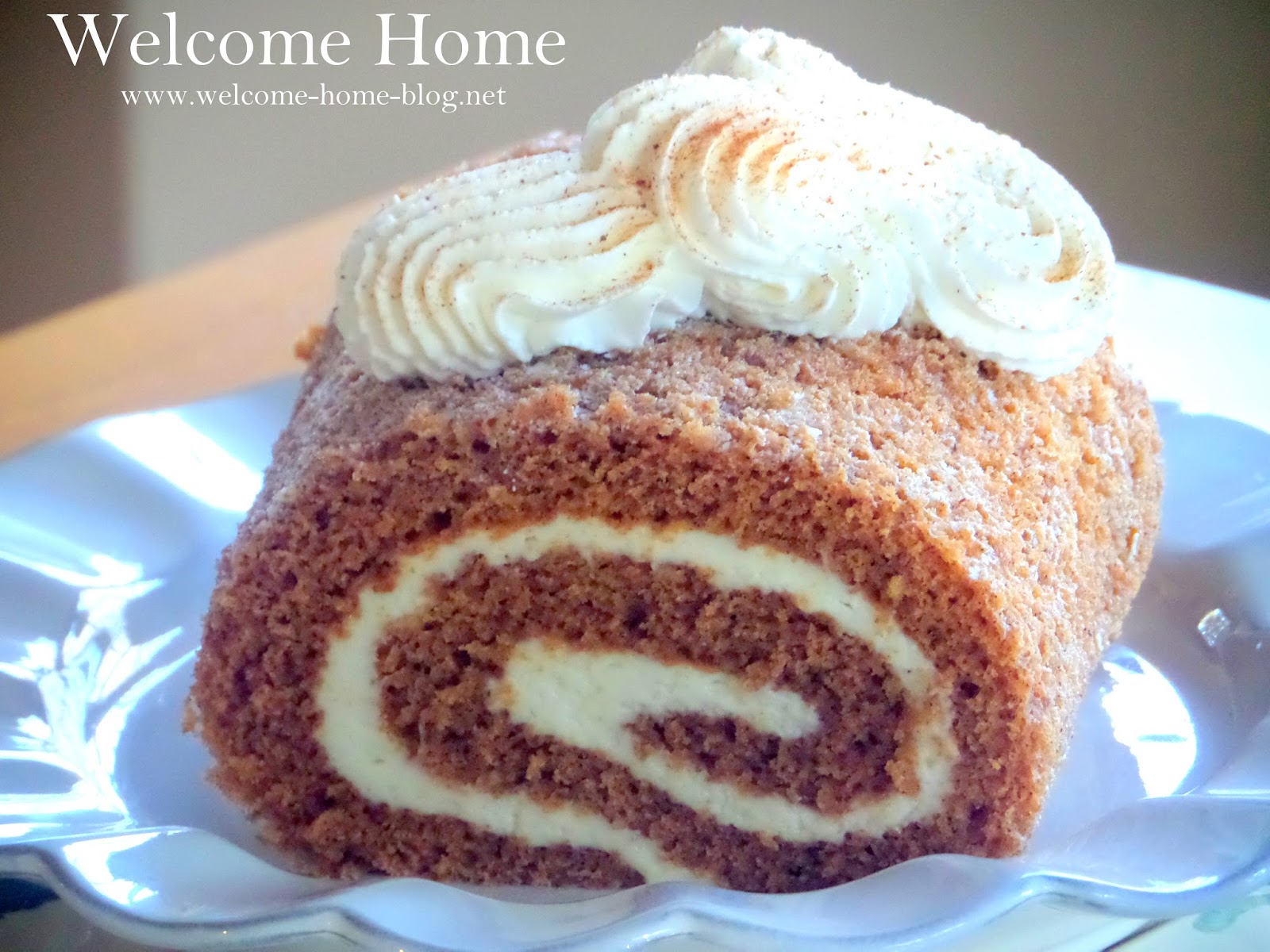 Welcome Home Blog: Autumn Pumpkin Roll