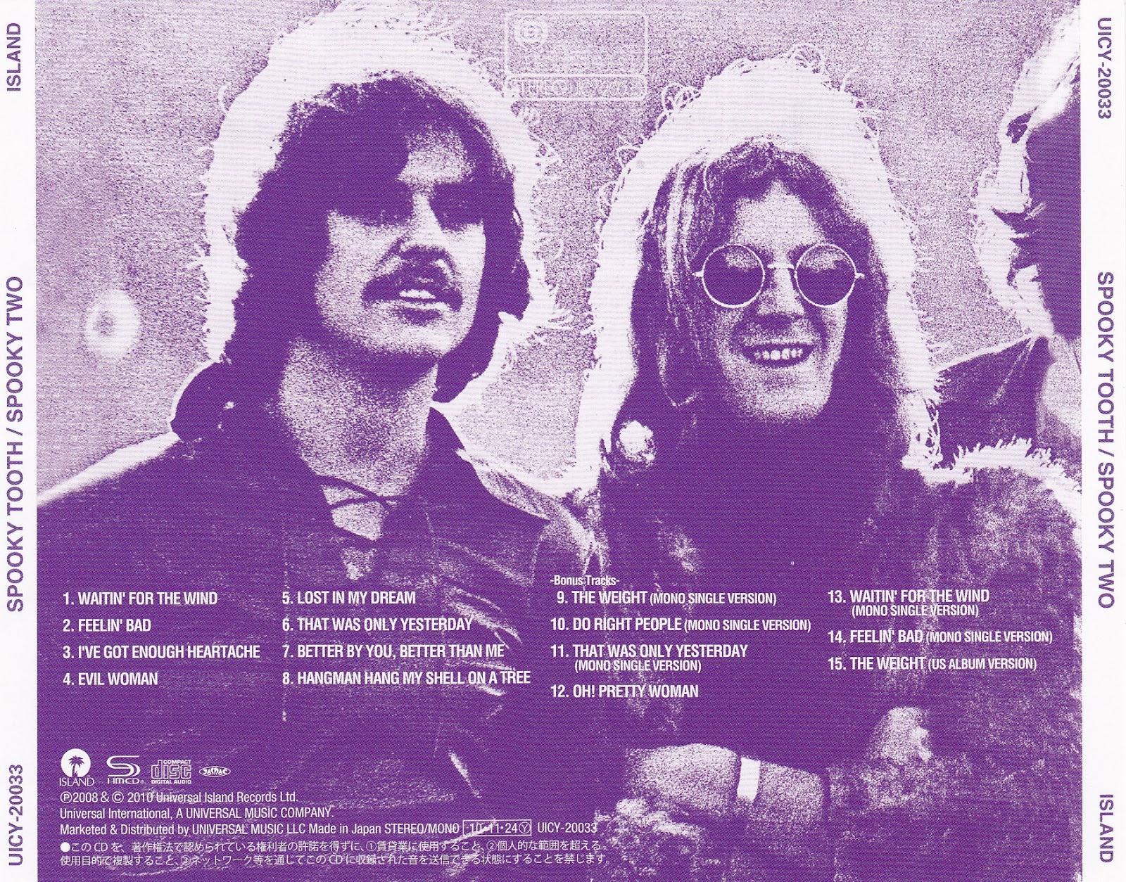 1969 Spooky Two - Spooky Tooth - Rockronología
