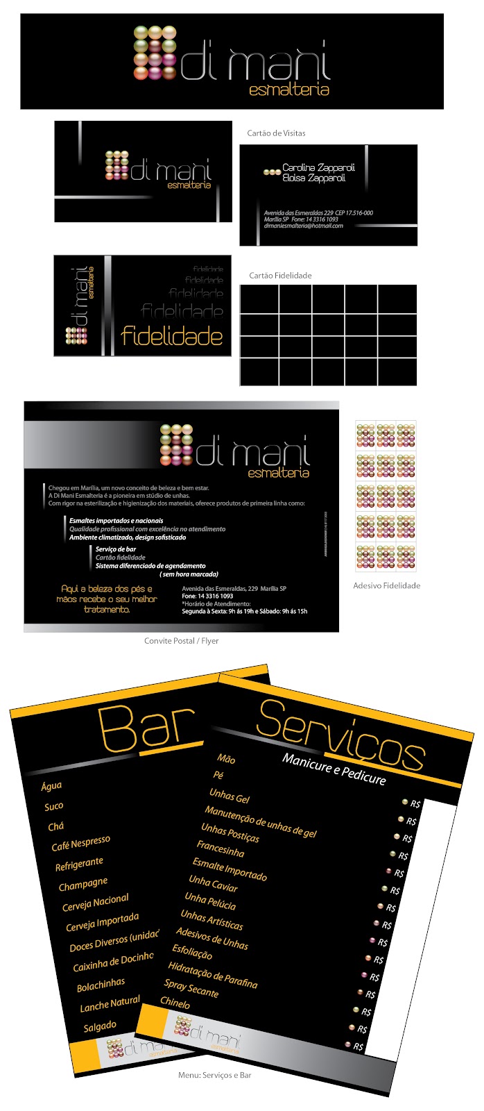 AMBrasil Designer: PROJETO IDENTIDADE E BRANDING: DI MANI ESMALTERIA ...