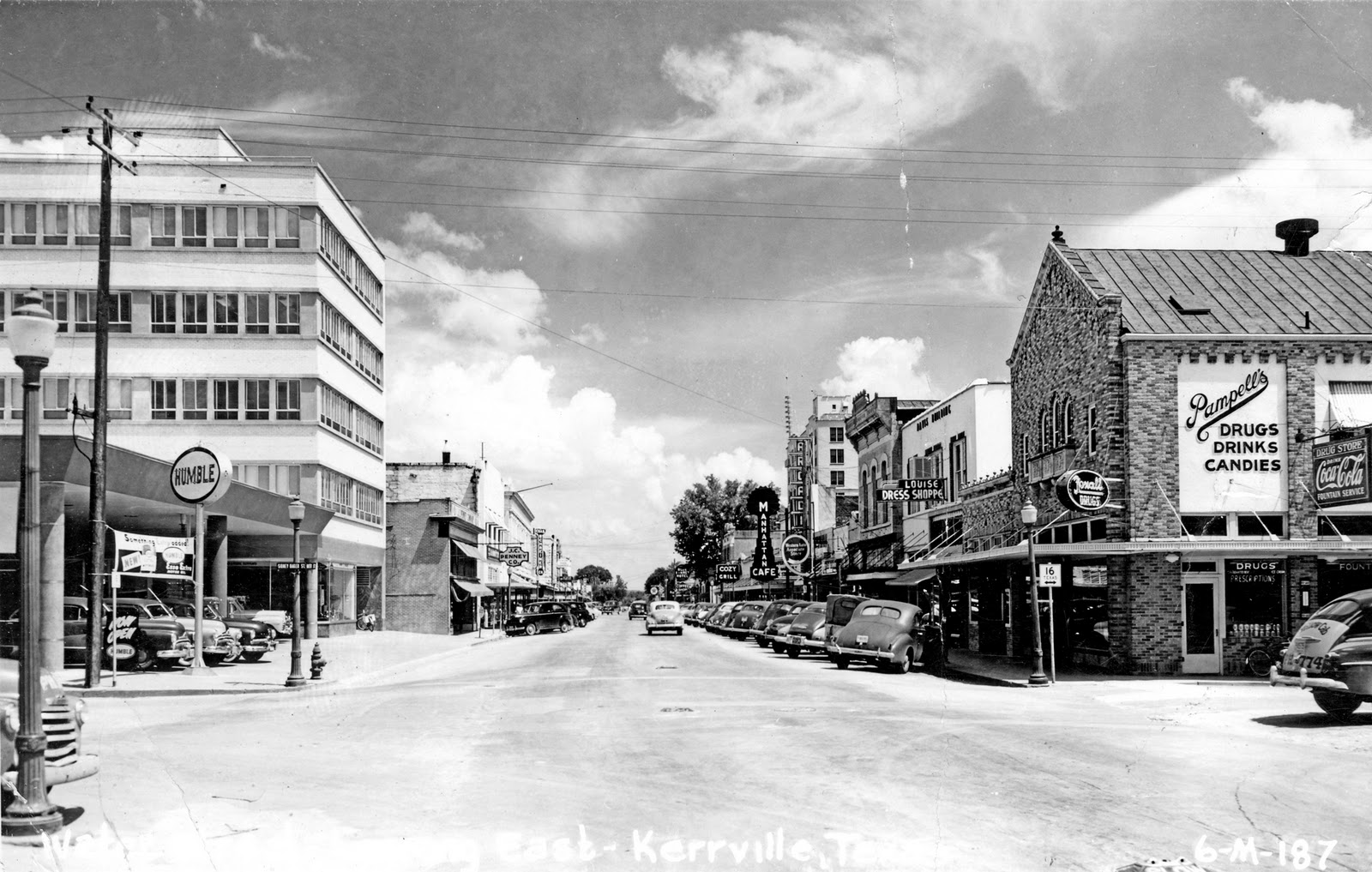 Joe Herring Jr.: A Ridiculously Busy Downtown Kerrville postcard