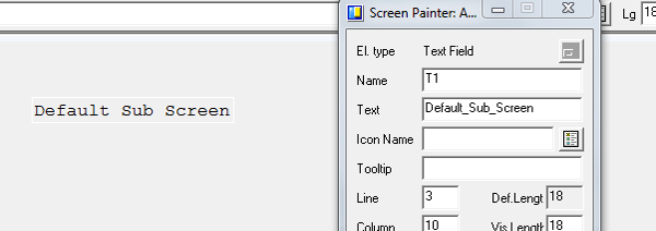 SAP TECH: Sub Screen in Module Pool Program