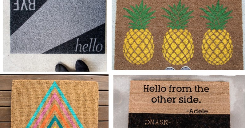 15+ DIY Modern Doormats - Sisters, What!