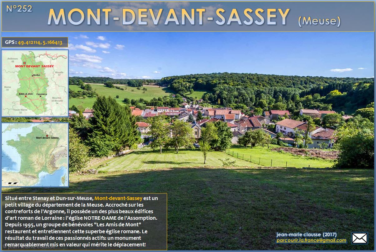 Parcourir la France: 252 - MONT DEVANT SASSEY. (Meuse-55)