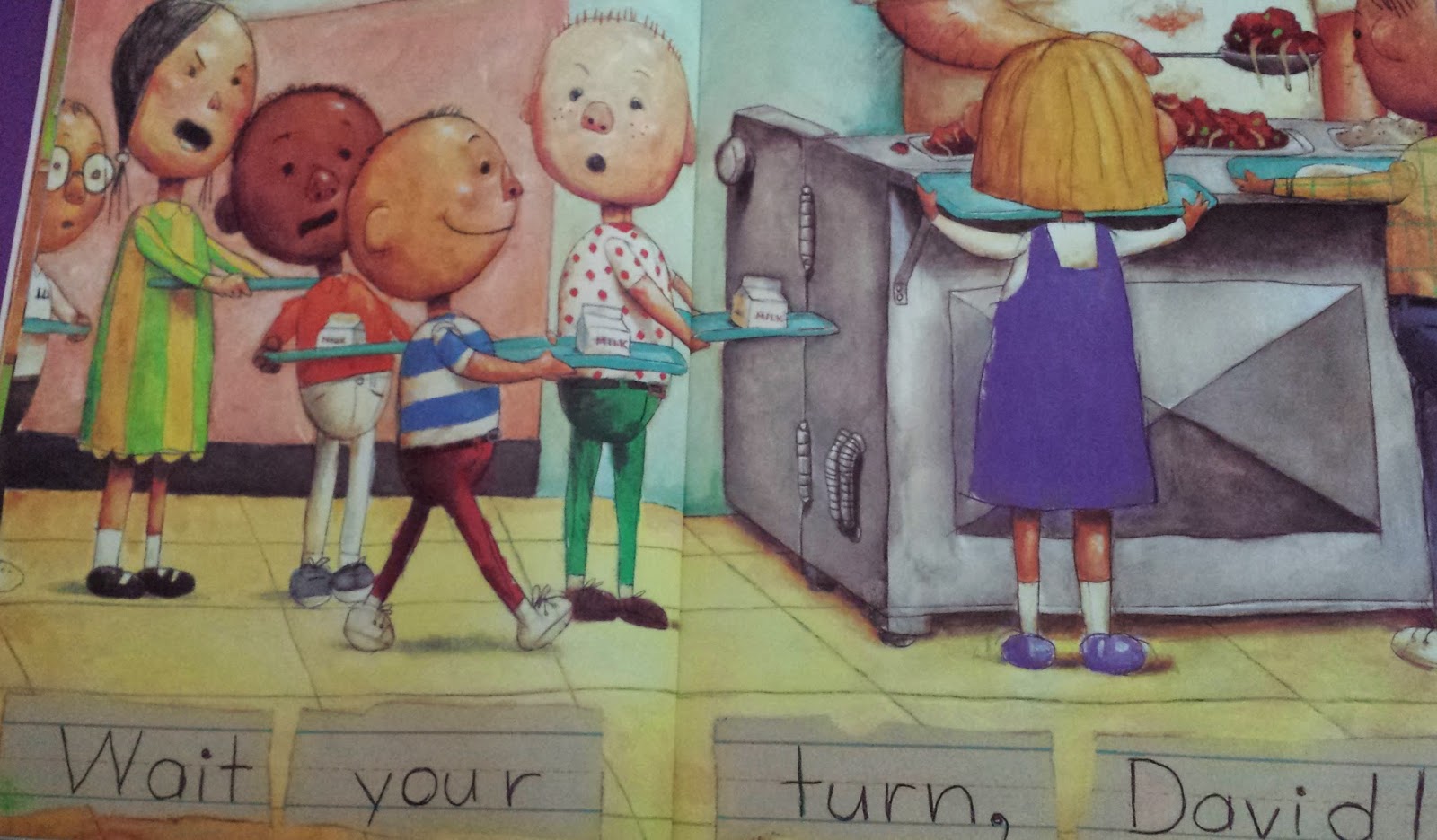 Kindergarten Dragons: Book Talk Tuesday: David Goes to School