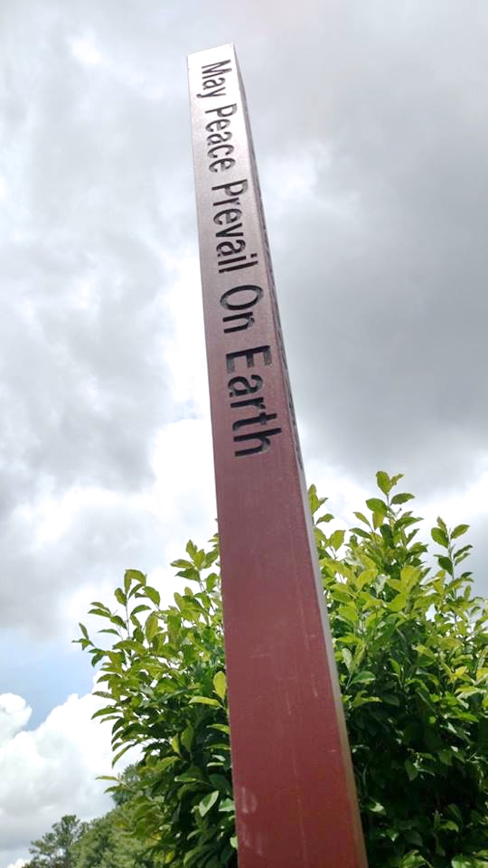 Rotary District 6910 Rotations: PEACE POLE UNVEILED IN CANTON ROTARY PARK