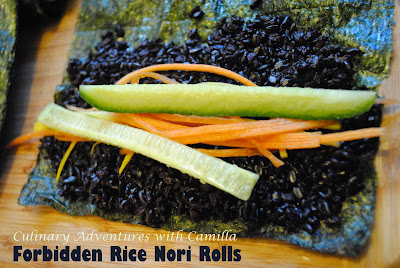 Forbidden Rice Nori Rolls