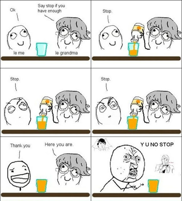 Funny Rage Comics You No Stop With Grandma - FunRageComics.Com