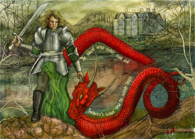 Hypnogoria: FOLKLORE ON FRIDAY: The Wyvern of Wonderland