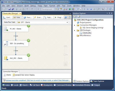Microsoft SQL Server Integration Services: Multiple Configurations in SSDT