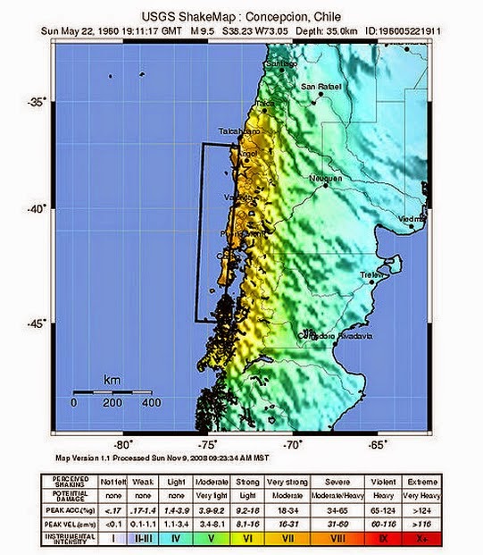 O SÉCULO XX: O TERREMOTO DE VALDIVIA