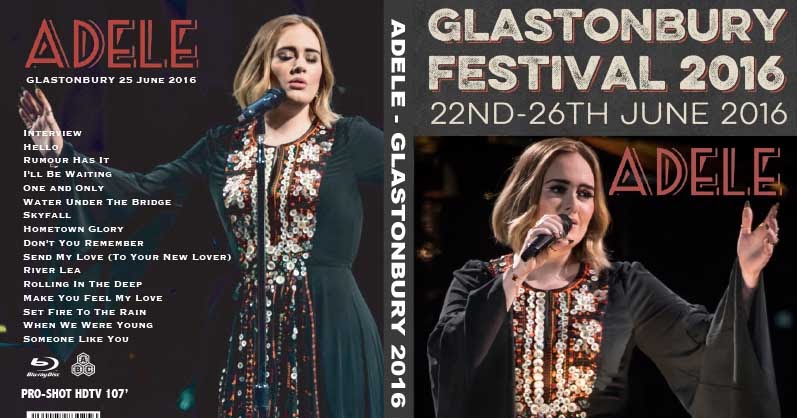 BLURAY.LIVE.CONCERT: Adele - Glastonbury 2016