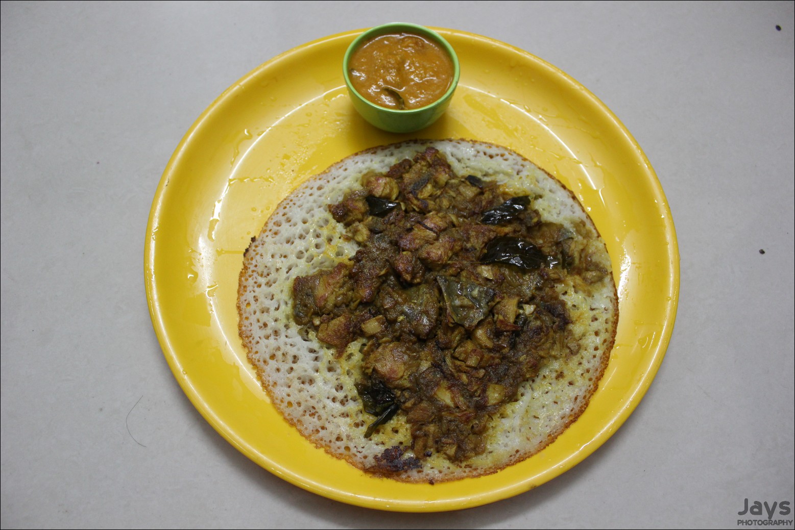 Saran's home made tried tasty recipes...: Chicken Curry Dosa (Madurai ...