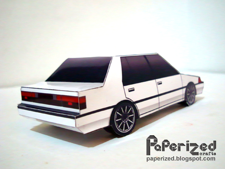 1987 Honda Civic EF Papercraft | Paperized Crafts