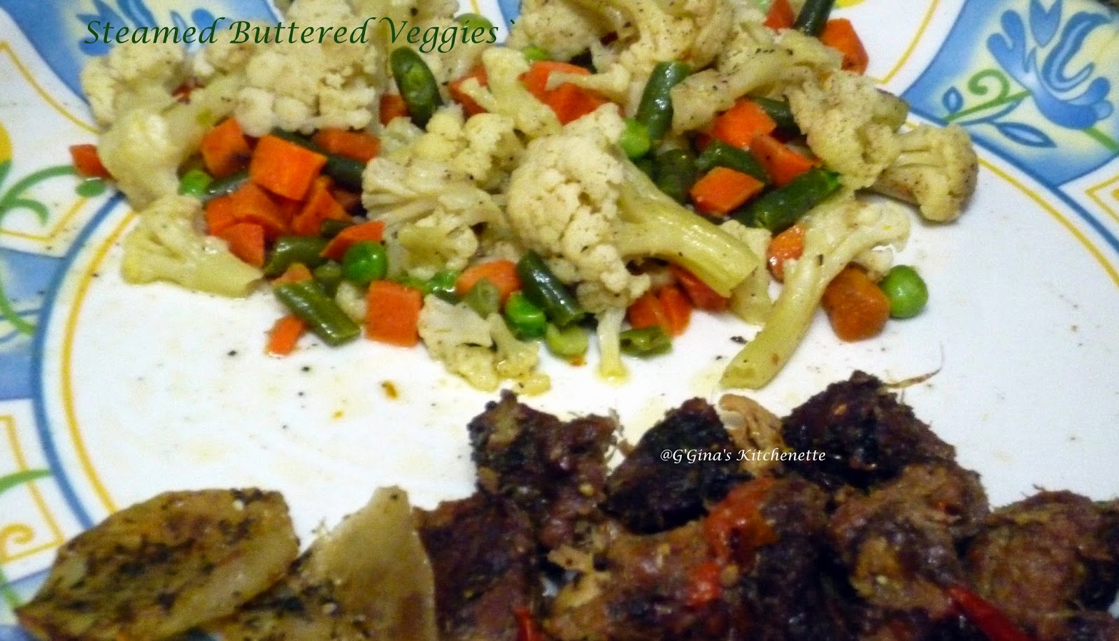 G'Gina's Kitchenette: Steamed Buttered Veggies