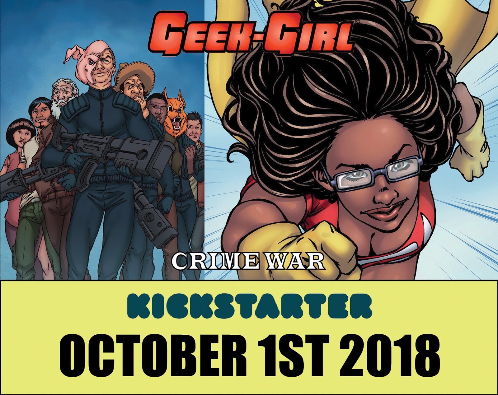 Sam Johnson Comics: Geek-Girl coming to Kickstarter!