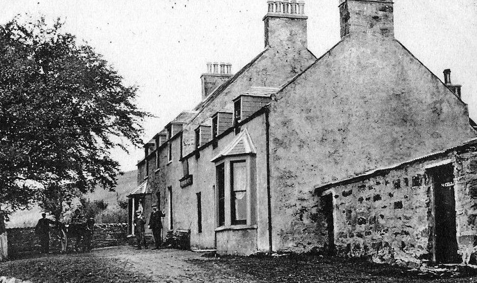Tour Scotland: Old Photograph Ardwell Hotel Cabrach Scotland