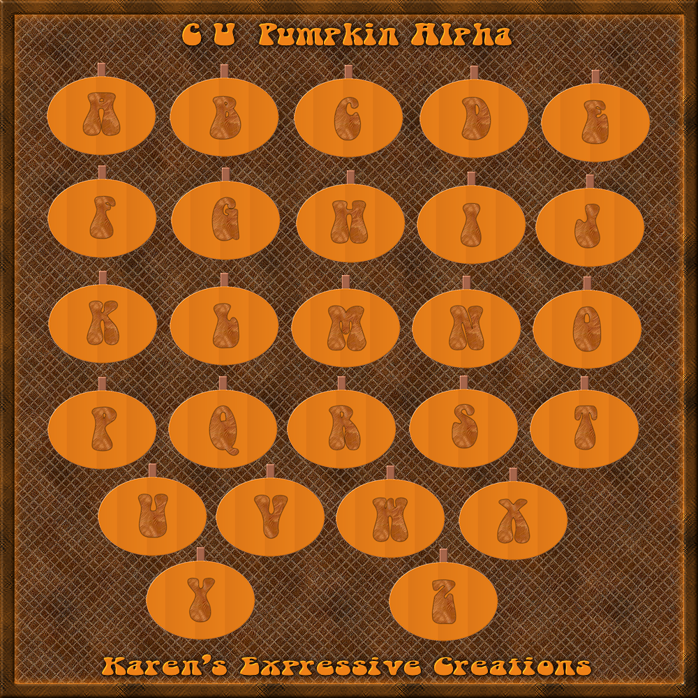 Karen's Expressive Creations: P U and C U Alphas