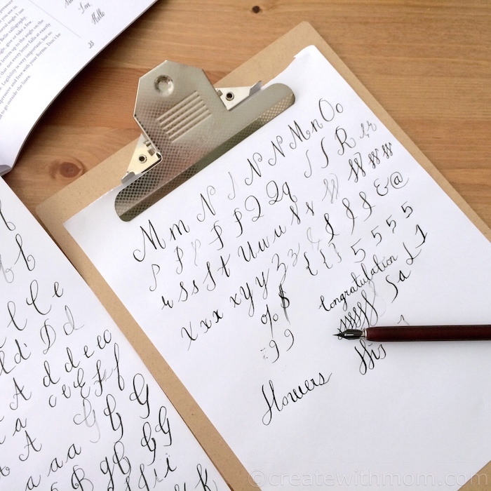 Create With Mom: Art of Handwriting and Creative Lettering