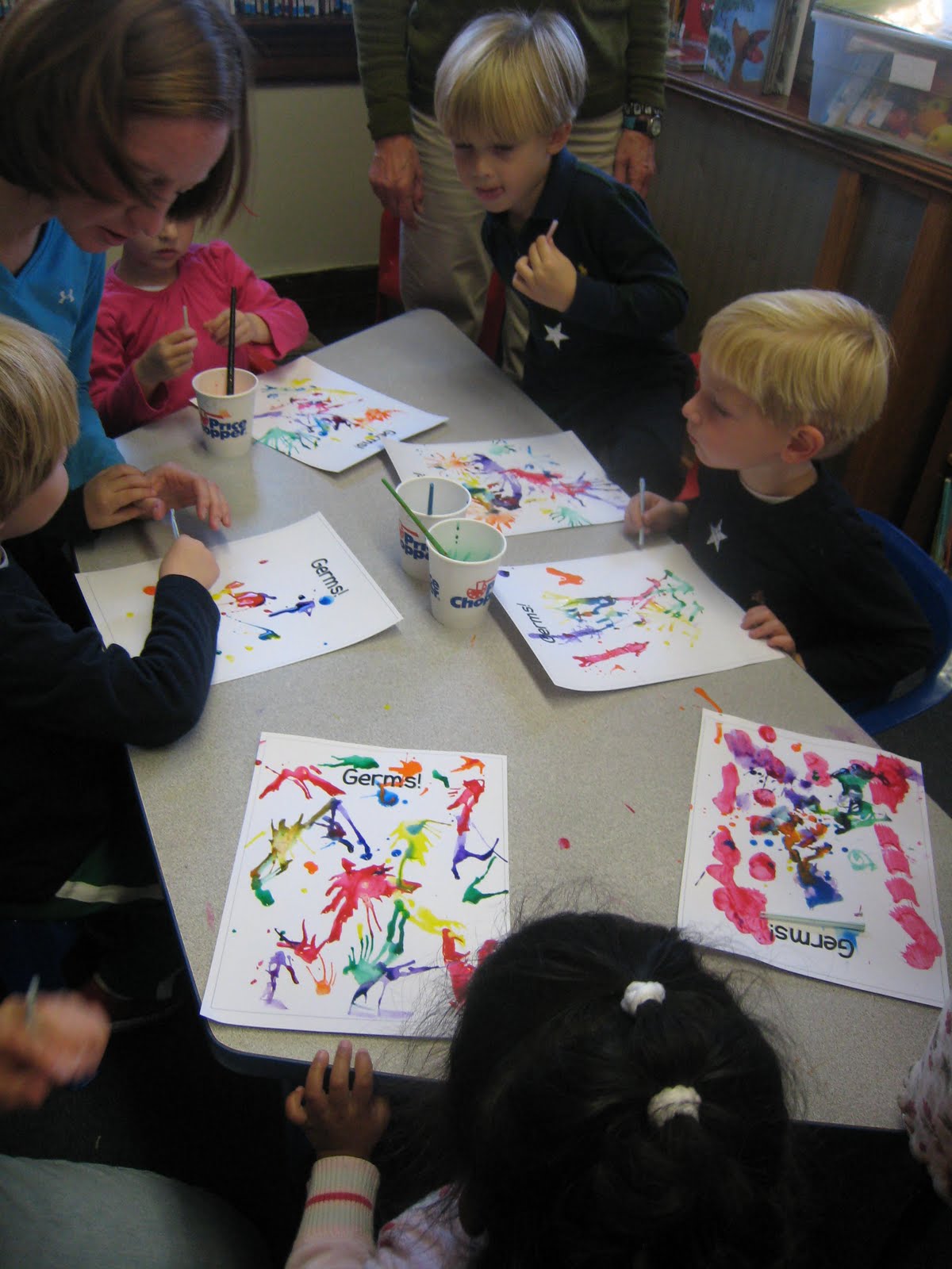 Nancy Kay Holmes Library: These germs are not for sharing!