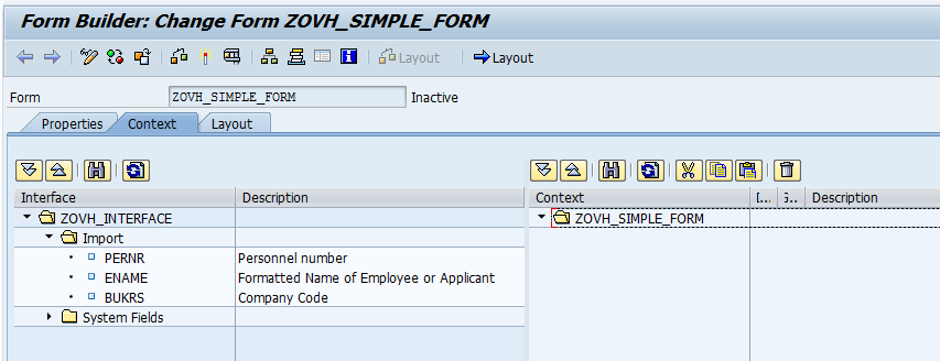 An Sap Consultant Sap Adobe Form Steps To Create Simple Adobe Form And Calling It From Abap
