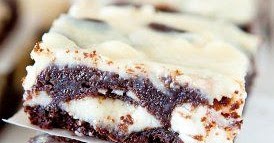 Black and White Cake Bars - Keto Dinner Recipes