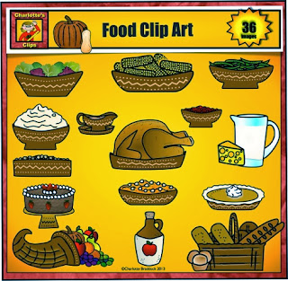 Charlotte's Clips and Kindergarten Kids: Free Thanksgiving Food Group ...