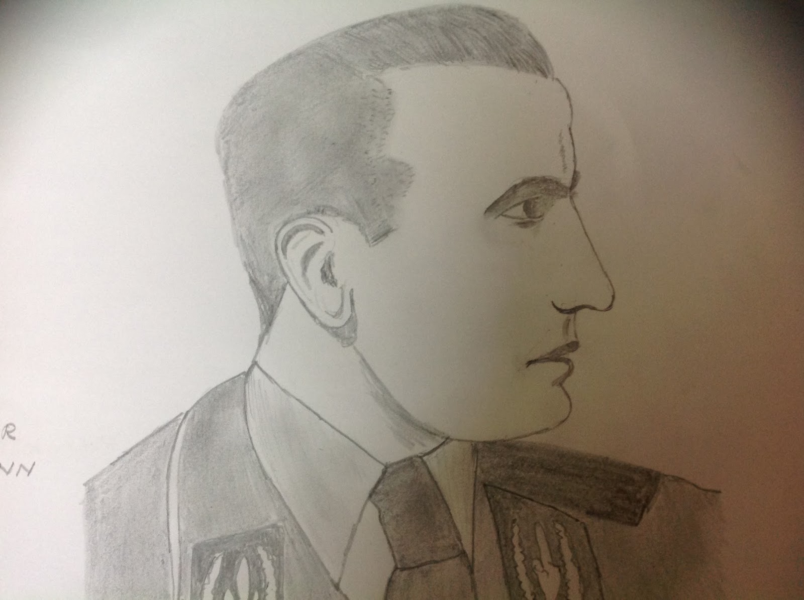 Dr K Prabhakar Rao's blog: Pencil sketches of Nazis by Dr K Prabhakar Rao