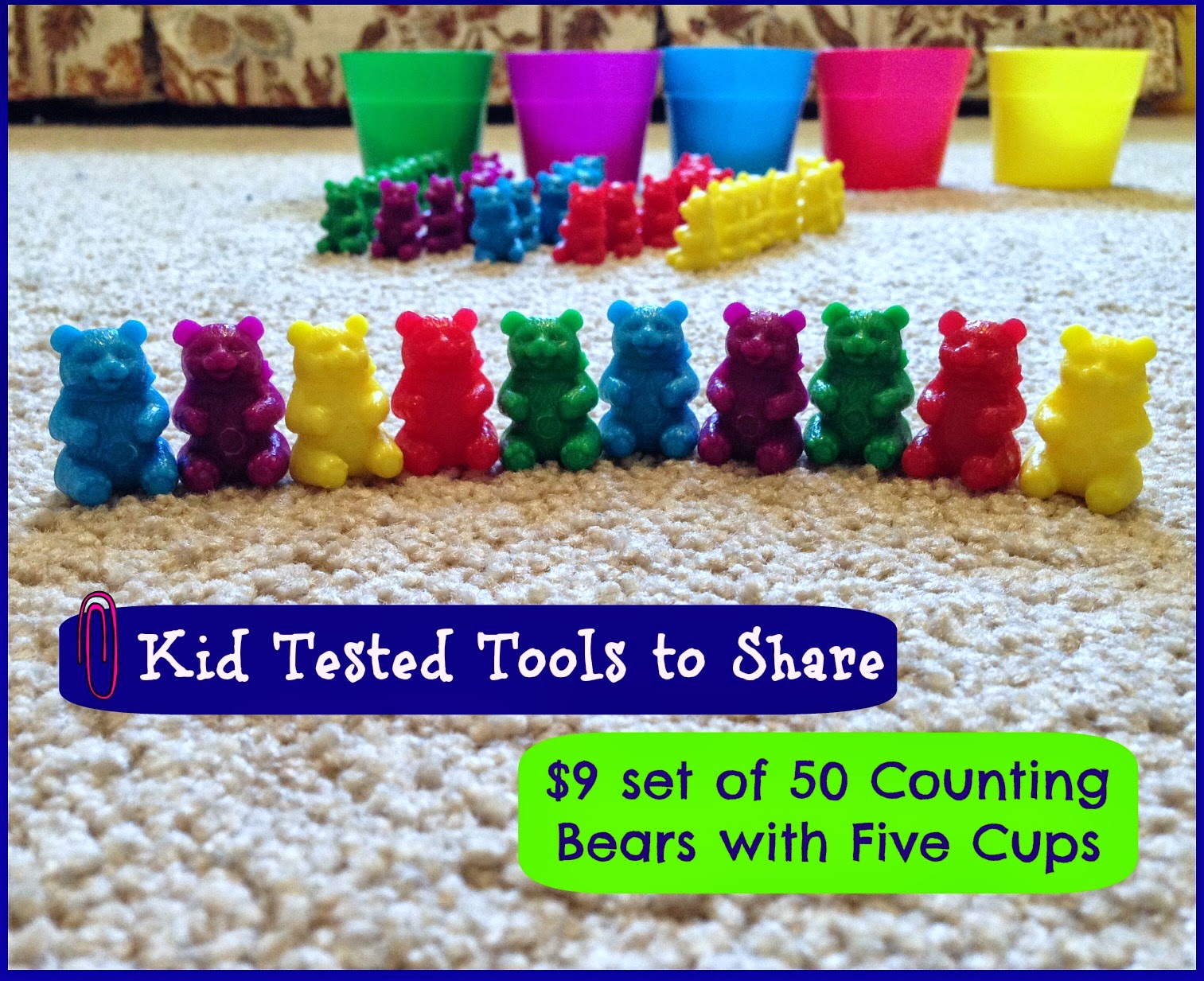 Kitchen Window: Kid Tested Tools to Share: Counting Bears (#2 in Series)