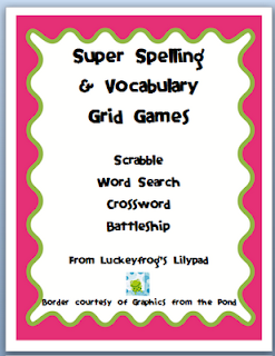 Luckeyfrog's Lilypad: FREEBIE- 8 Fun Ways to Practice Spelling and ...