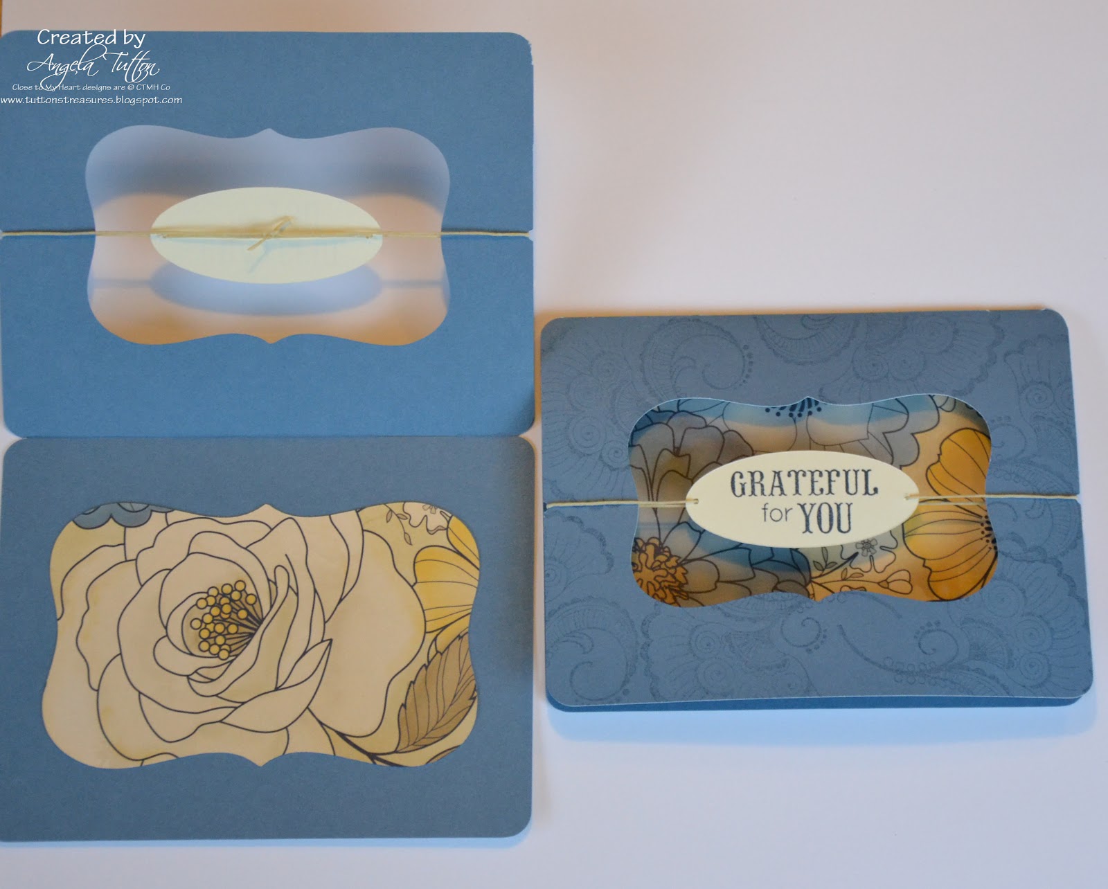 Tutton's Treasures: Floating Sentiment Card Using CTMH Pemberley Workshop on the Go Stamp Set ...