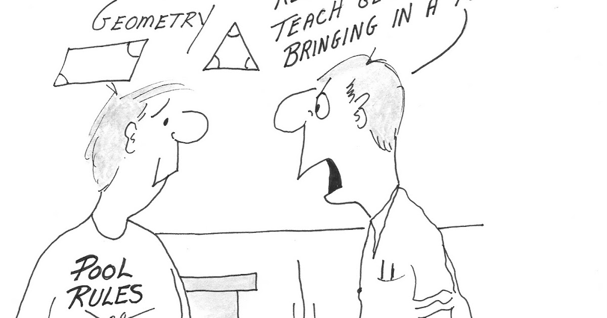 The Happy Teacher: Cartoon for Teachers: Pool in the Classroom??