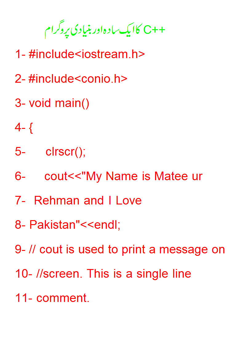 Learn Complete C++ in Urdu Tutorials