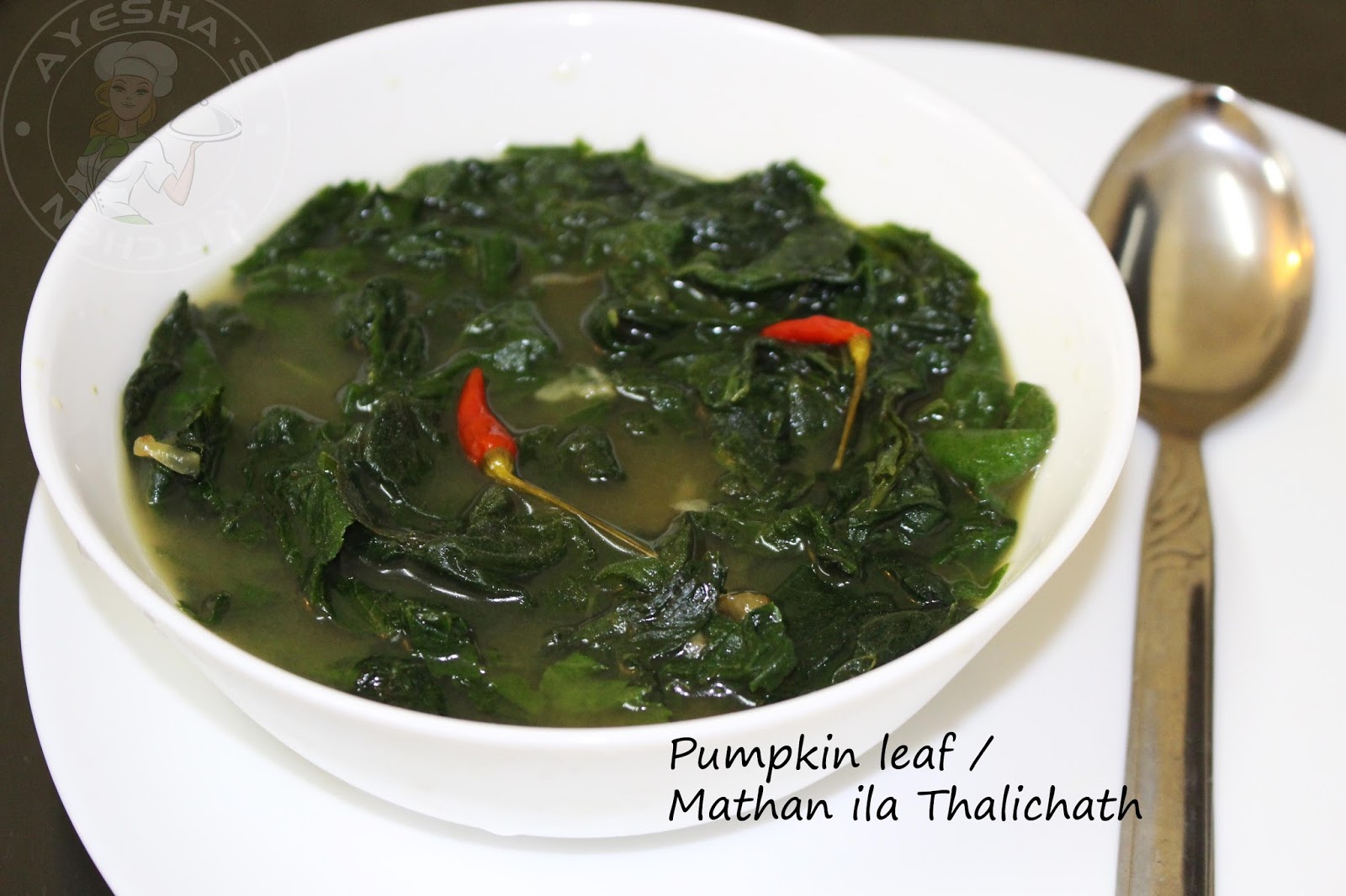 PUMPKIN LEAVES RECIPE - UGWU LEAVES / MATHAN ILA THALICHATH