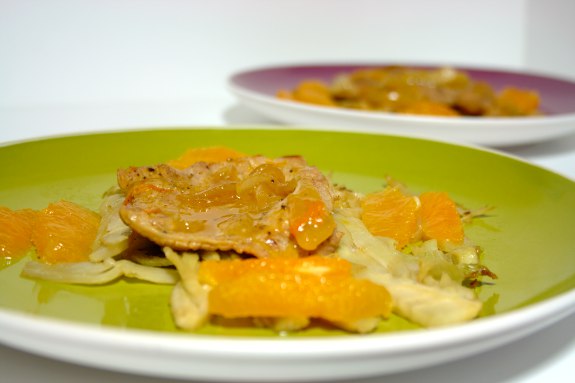 Cinco Quartos de Laranja: Febras de porco com laranja e cardamomo