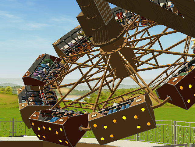 Rct3 Parks: Mais 2 rides da Steel Rides!