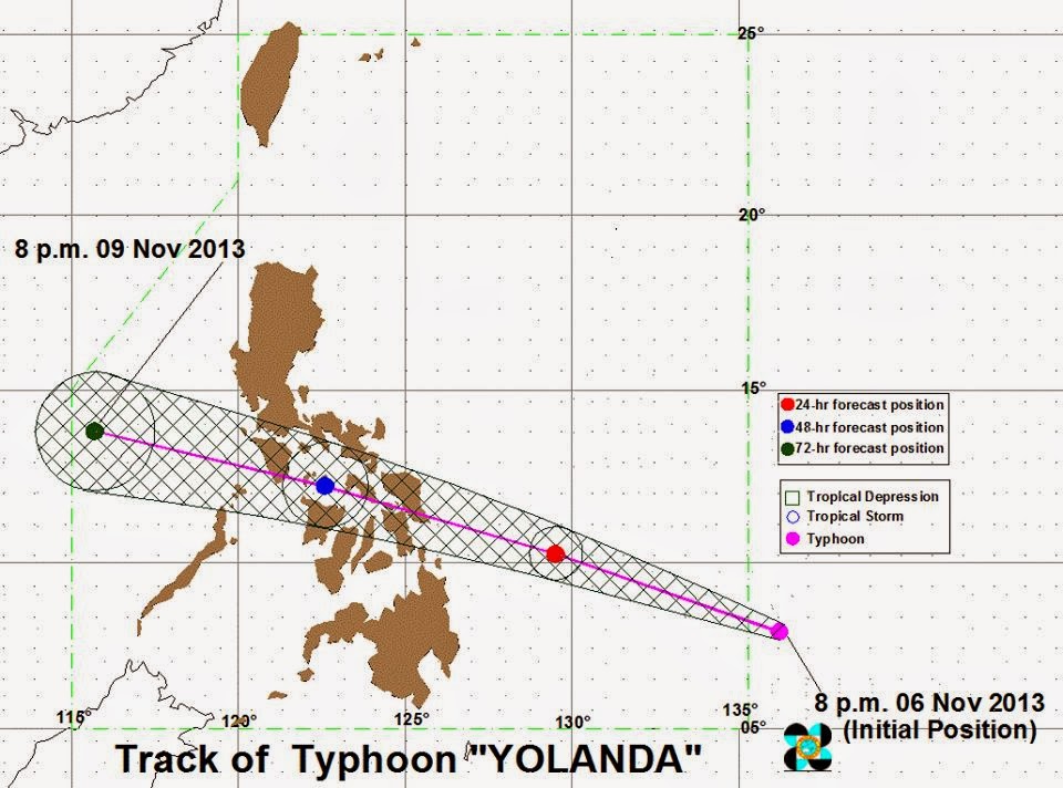 PAGASA: Super typhoon 'Yolanda' enters PAR | November 7, 2013
