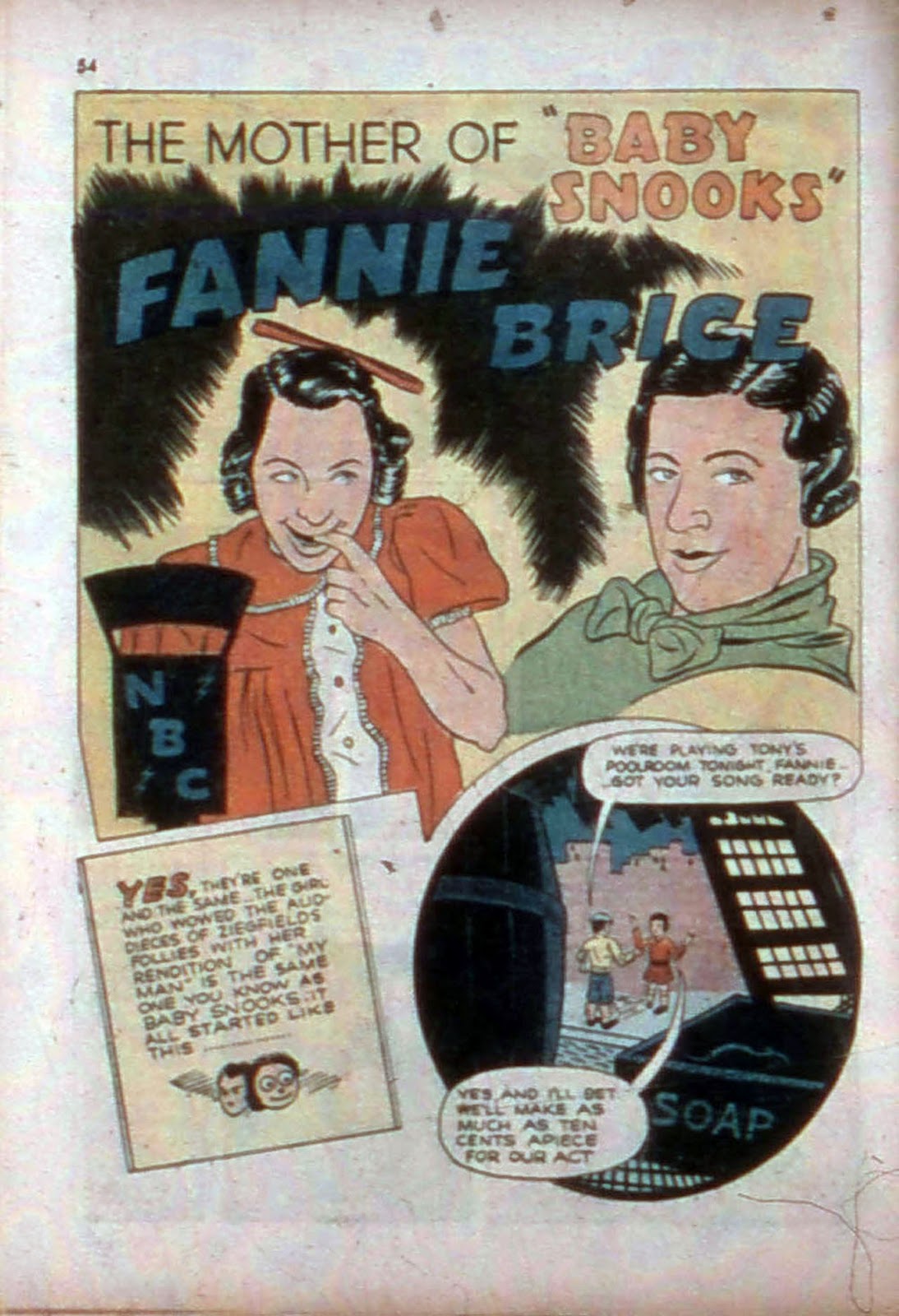 Four-Color Shadows: Baby Snooks-Doc Savage Comics-1943