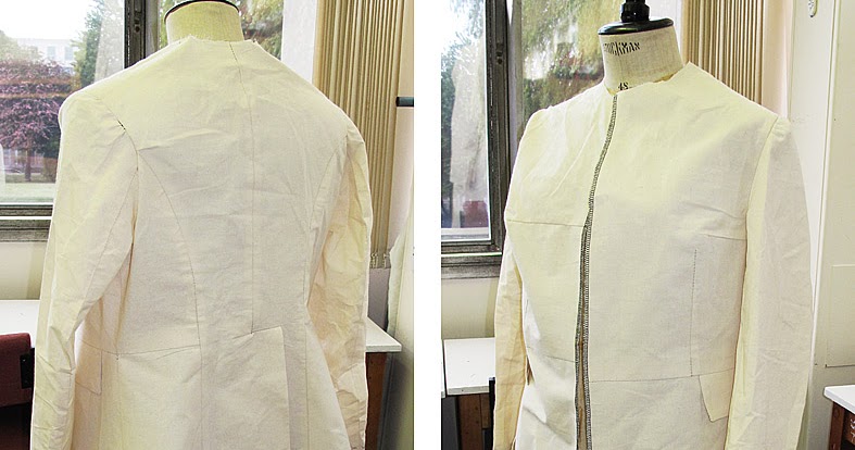 Making My 4th Doctor Costume: Romana Frock Coat (blue version) calico ...