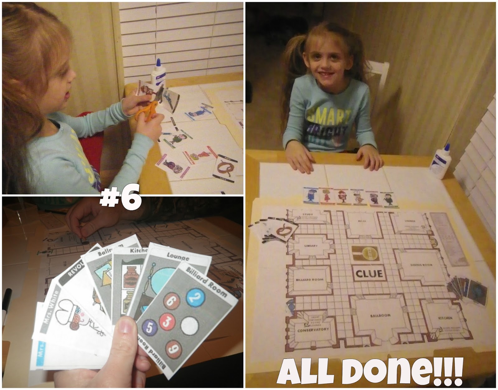 Family Friday: D I Y Game of Clue! | Caffeinated Melly